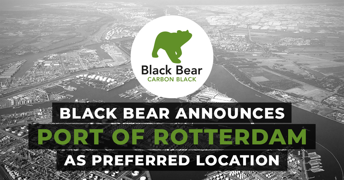 Black Bear announces Port of Rotterdam as preferred location for new ...